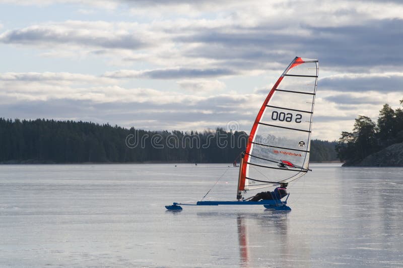 Skate sailing editorial image. Image of cold, wind, sport - 27317790