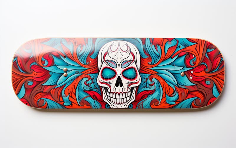 Skateboard Deck on Transparent Surface Stock Photo - Image of outdoor ...