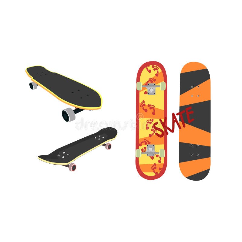 Simple Skateboard Designs To Draw