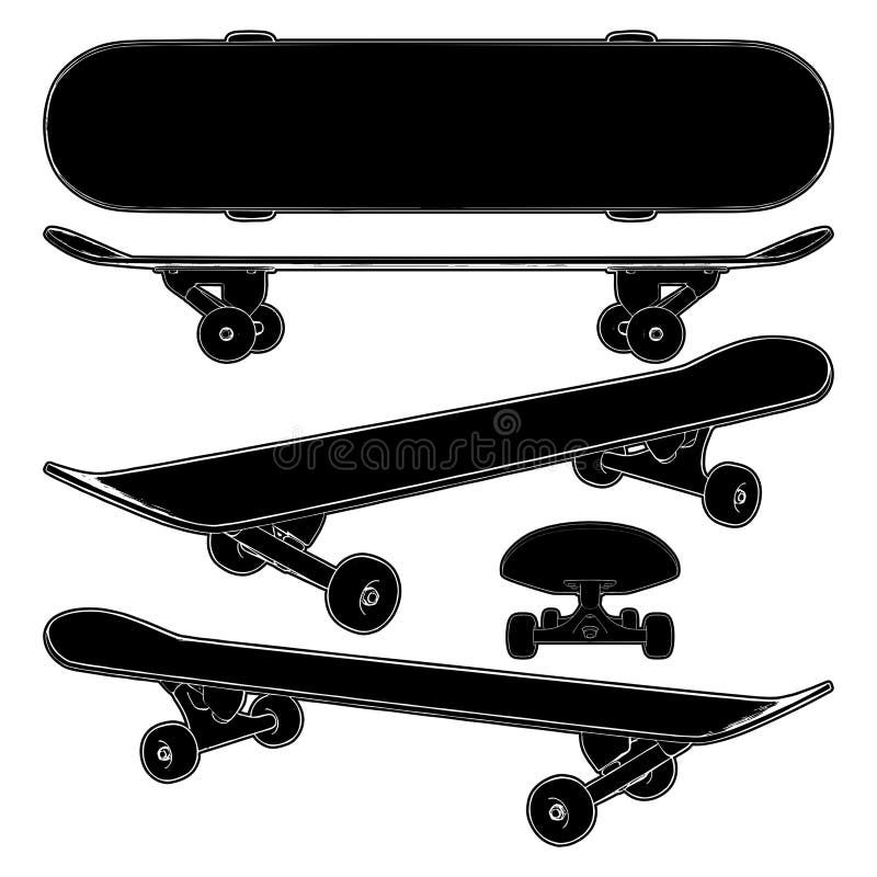 Skateboard Vector. Illustration a Vector Illustration of Skate Board ...