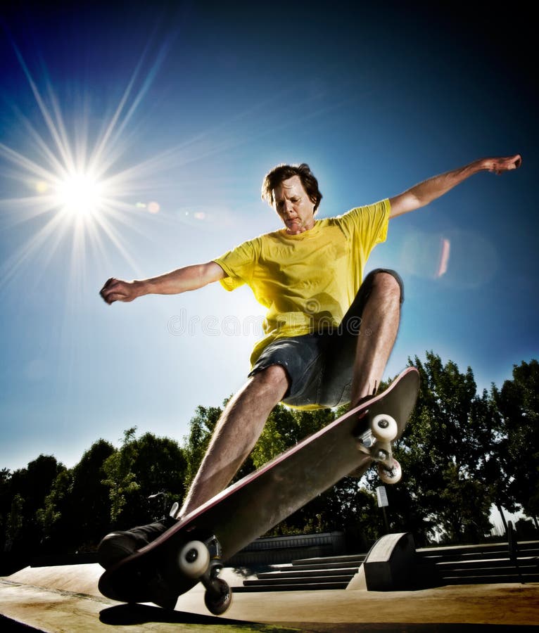 Skateboarder stock photo. Image of sport, caucasian, motion - 17667906