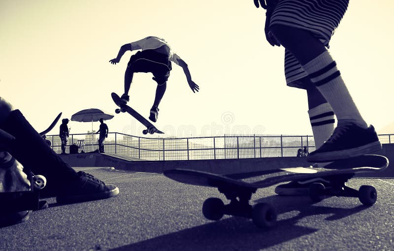 Skateboarder Jumping editorial stock image. Image of urban - 44925839