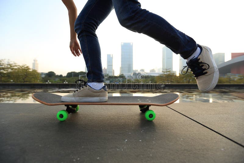 Skateboarder Riding on Skateboard Stock Image - Image of japanese ...