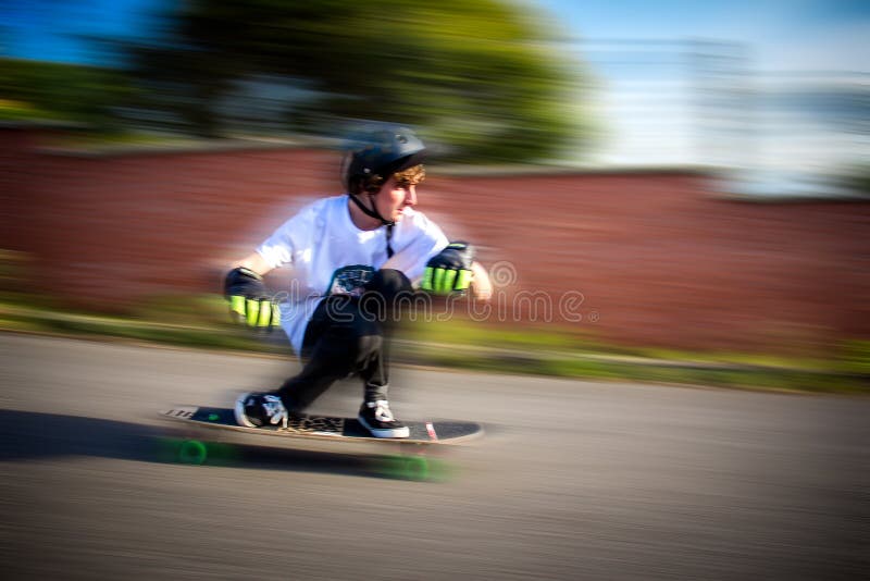 Skateboarder stock image. Image of motion, kickflip, enjoying - 40750711