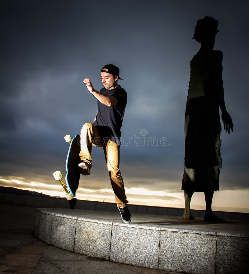 Skateboarder stock photo. Image of extreme, motion, park - 40750746