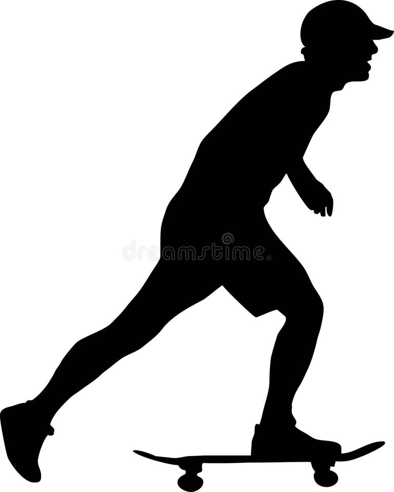 Black Skater Boy Stock Illustrations – 2,469 Black Skater Boy Stock ...