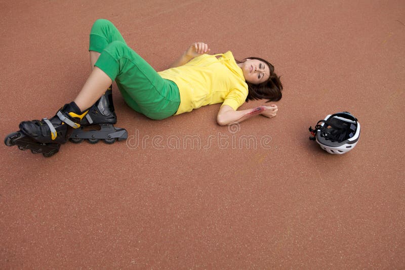Skater injured stock photo. Image of blading, inline - 53754906
