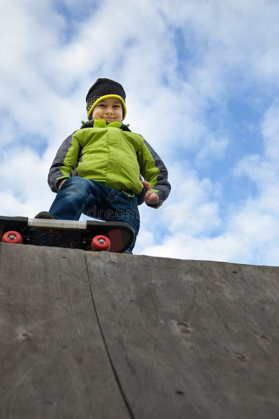 Skater Training on the Table Stock Image - Image of shoe, longboarding ...