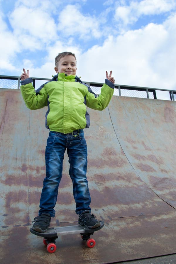 Skater Training on the Table Stock Image - Image of kickflip ...