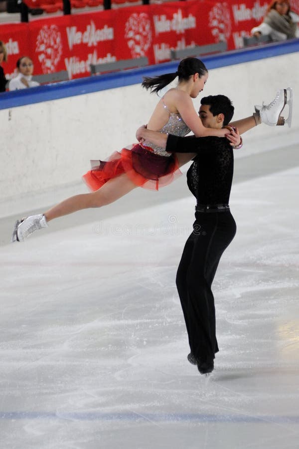 Skaters Cappellini Lanotte -Italian Championship Editorial Photography ...