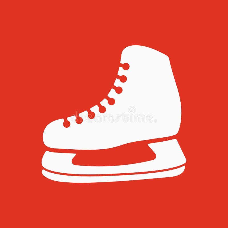 The Skates Icon. Hockey Skates Symbol Stock Vector - Illustration of ...