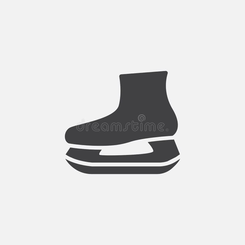 Ice Skates Icon, Vector Illustration Stock Vector - Illustration of ...