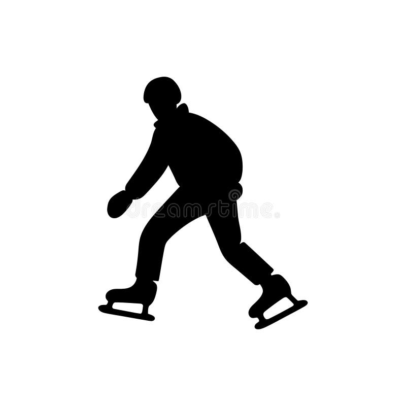 Ice Skating Icon in Different Style Vector Illustration Stock Vector ...