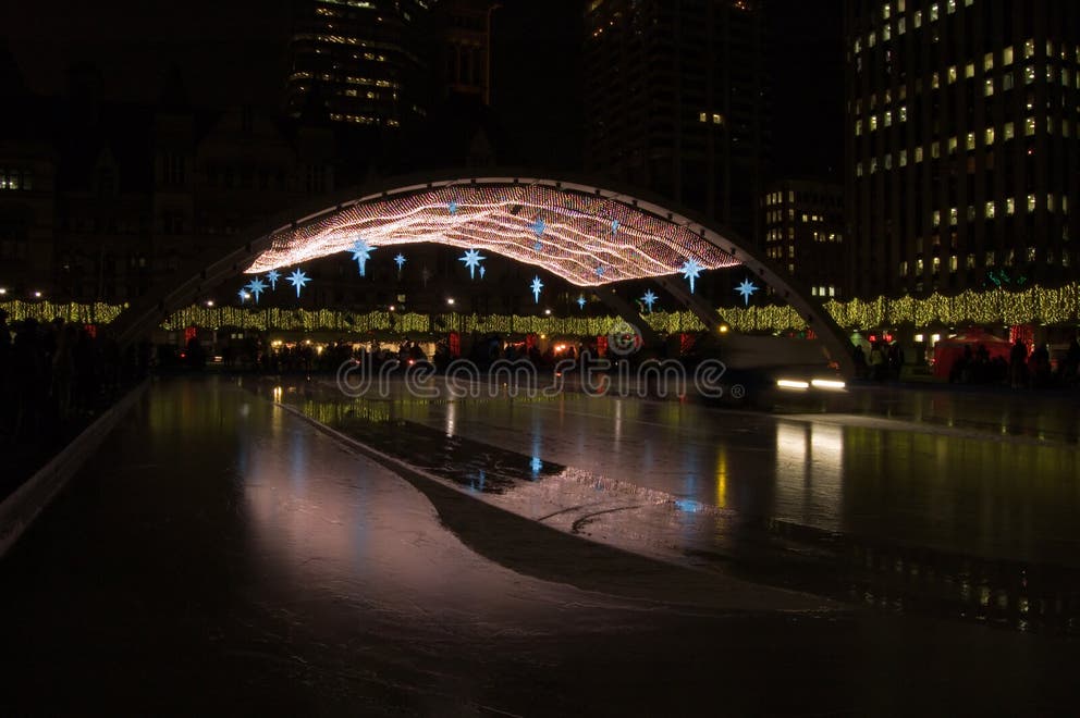 Skating ring stock image. Image of city, canada, office - 7698079