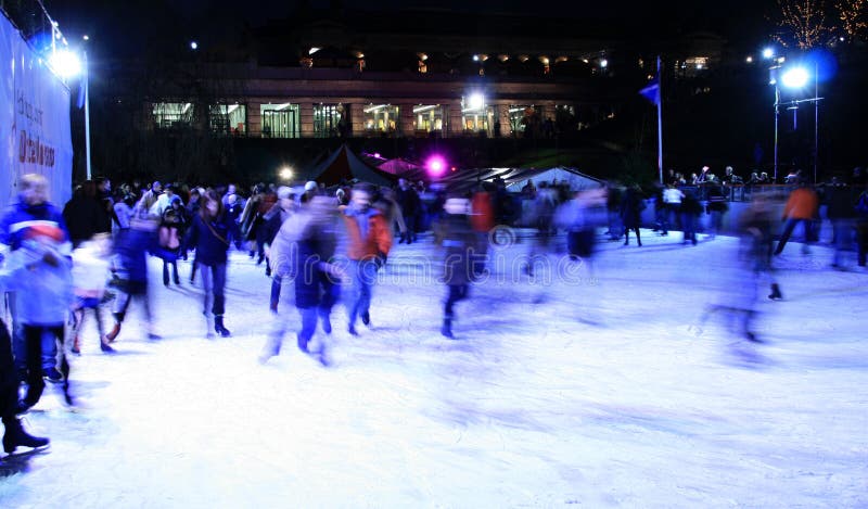 The Skating Rink stock image. Image of blur, balance, cold - 4080517