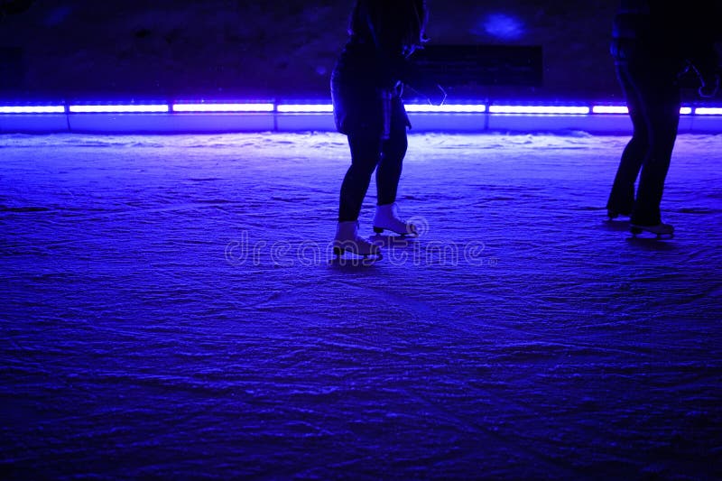 Skating rink light stock photo. Image of play, blue - 337183422
