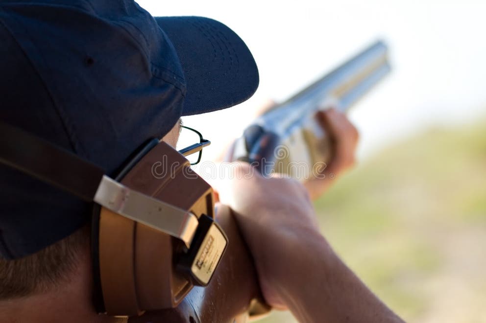 Skeet Shooting stock image. Image of skeet, round, rifle - 797101