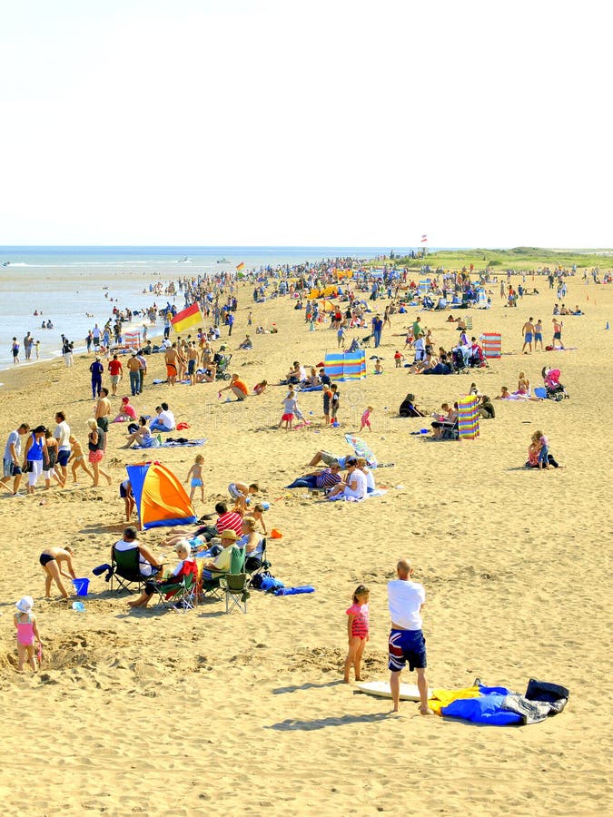 Skegness Beach stock image. Image of lincolnshire, walk - 44943191