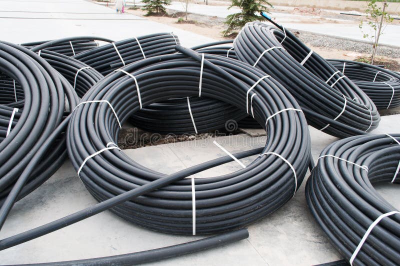 Skeins of Heavy Wire stock photo. Image of industrial - 34043904