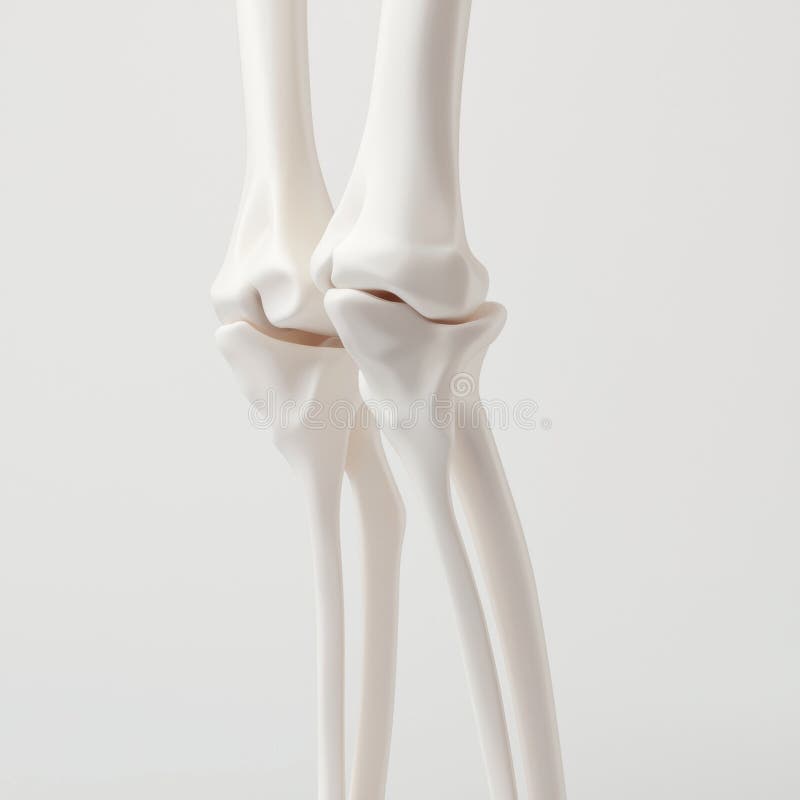 Skeletal Joint Flexibility and Movement Close Up Stock Illustration ...