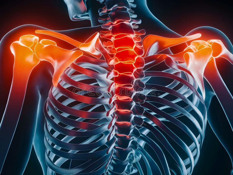 The Skeletal Structure of the Human Body Emphasis is Placed on the Main ...