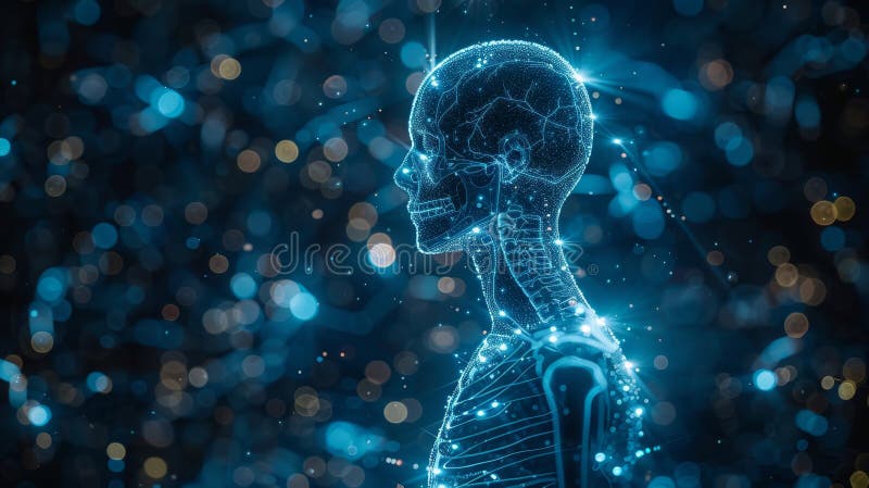 The Skeletal Structure of the Human Body. X-ray Image of the Future ...