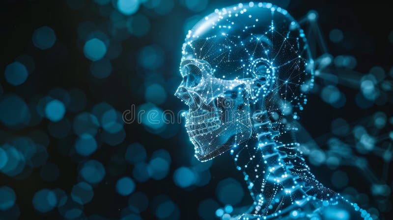 The Skeletal Structure of the Human Body. X-ray Image of the Future ...