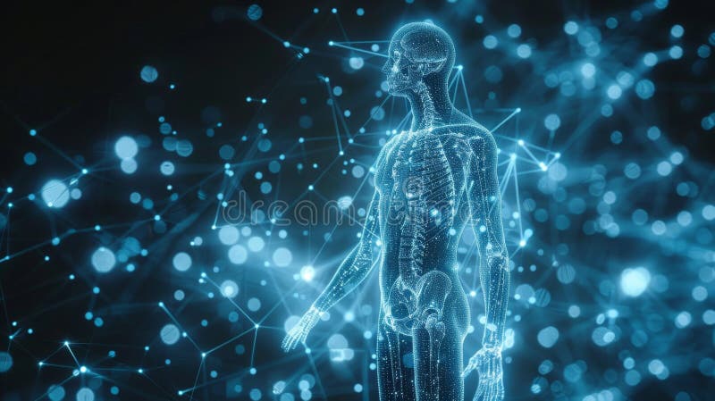 The Skeletal Structure of the Human Body. X-ray Image of the Future ...