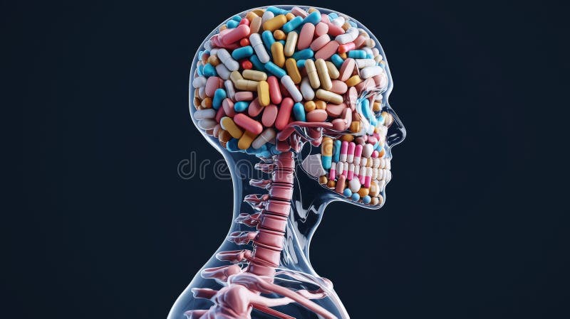 Skeletal System and Supplements for Bone Health Stock Illustration ...