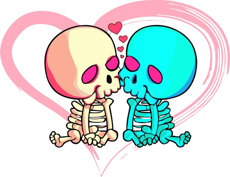 Skeleton Kiss Stock Illustrations – 48 Skeleton Kiss Stock ...