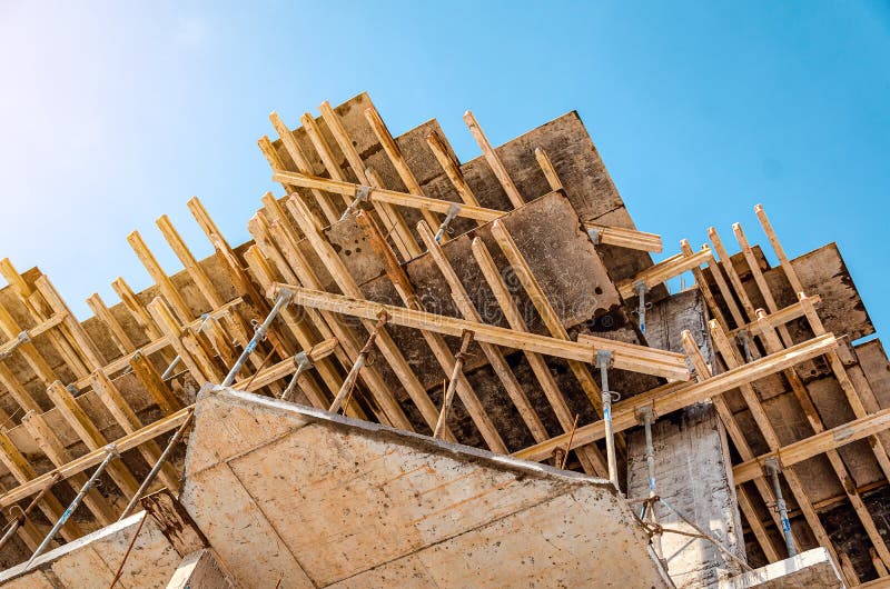 Skeleton of a Building. Start of Construction. Construction Industry ...