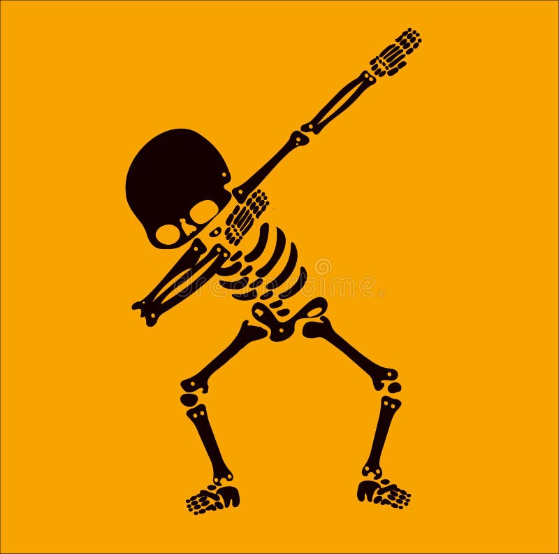 Skeleton Dab,Skeleton Dabbing, a Group of Skeletons Doing Dab or Group ...