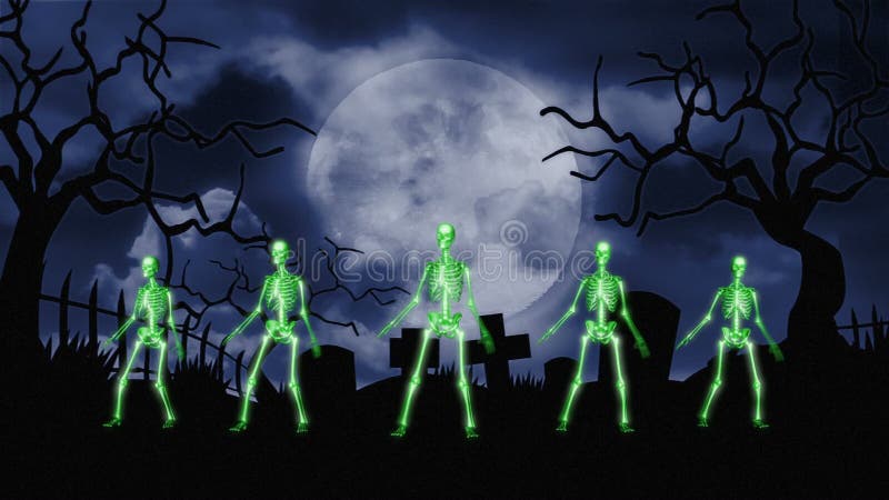 Skeleton Dance stock video footage. Video of exterior - 36750152