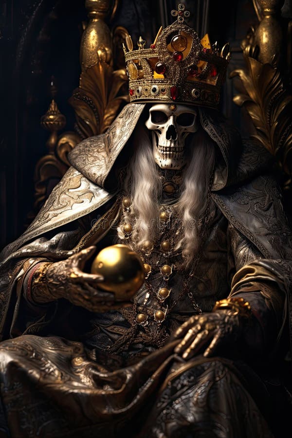 Skeleton the Deathless Creature of Undead King Stock Image - Image of ...