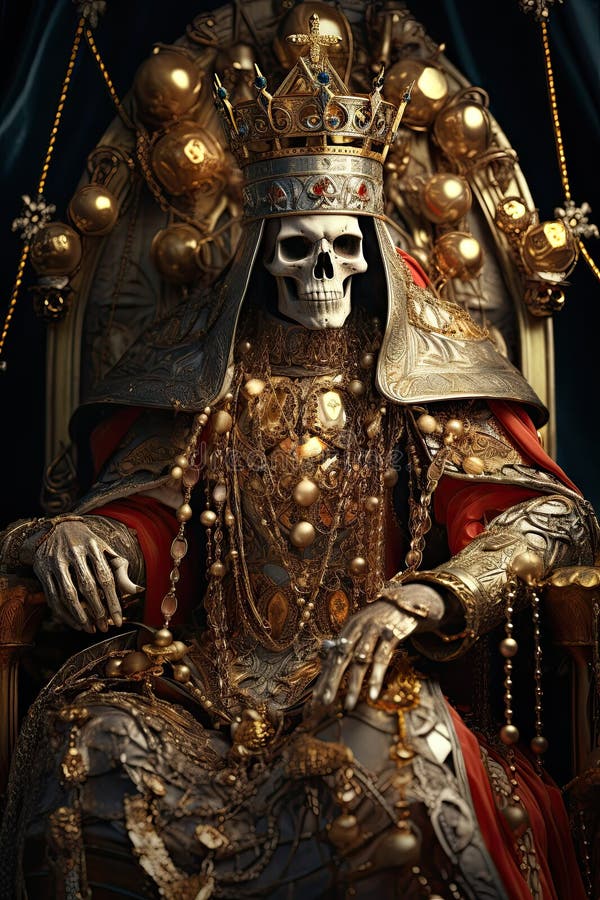 Skeleton the Deathless Creature of Undead King Stock Photo - Image of ...