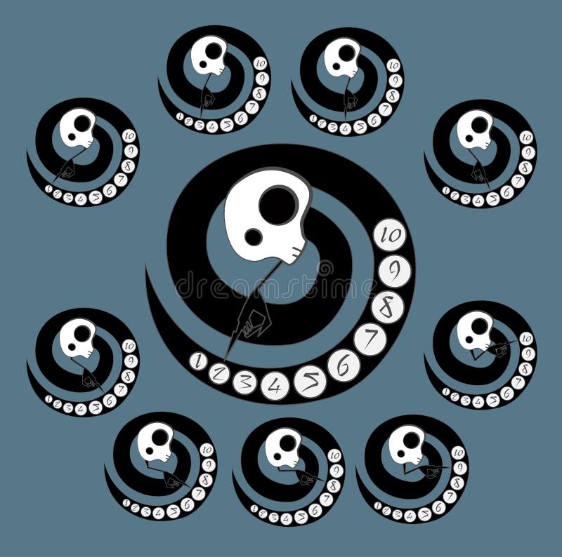 Skeleton Hand Numbers Stock Illustrations – 38 Skeleton Hand Numbers ...