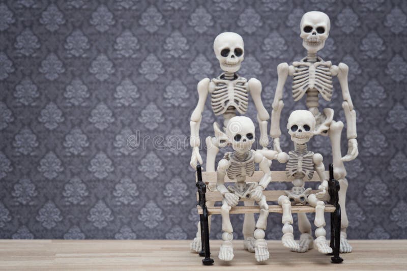 Skeleton family stock image. Image of death, brother - 75377957