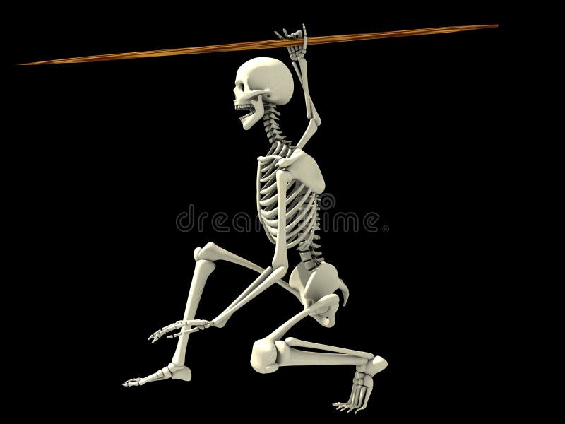 Skeleton fighting stock illustration. Illustration of bones - 13169323