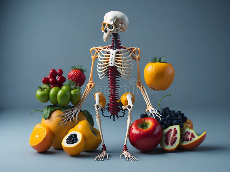Skeleton Fruit Stock Illustrations – 866 Skeleton Fruit Stock ...