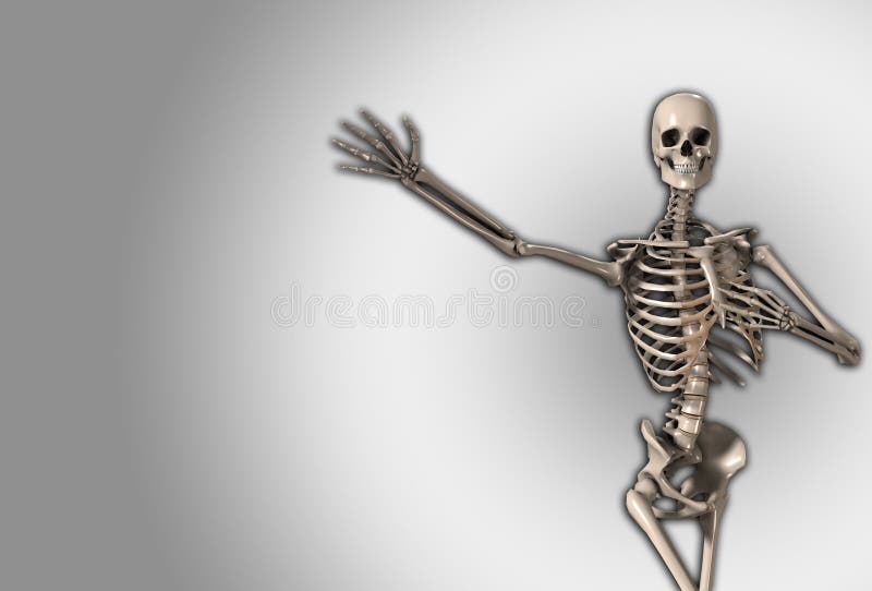 Skeleton Gesture stock illustration. Illustration of concept - 12067642