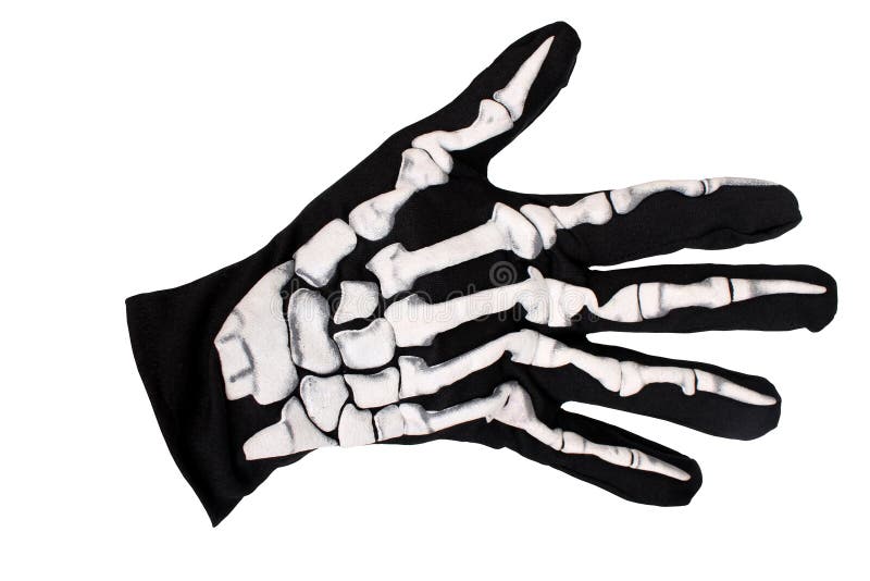 Skeleton Hand Pointing - with Clipping Path Stock Illustration ...