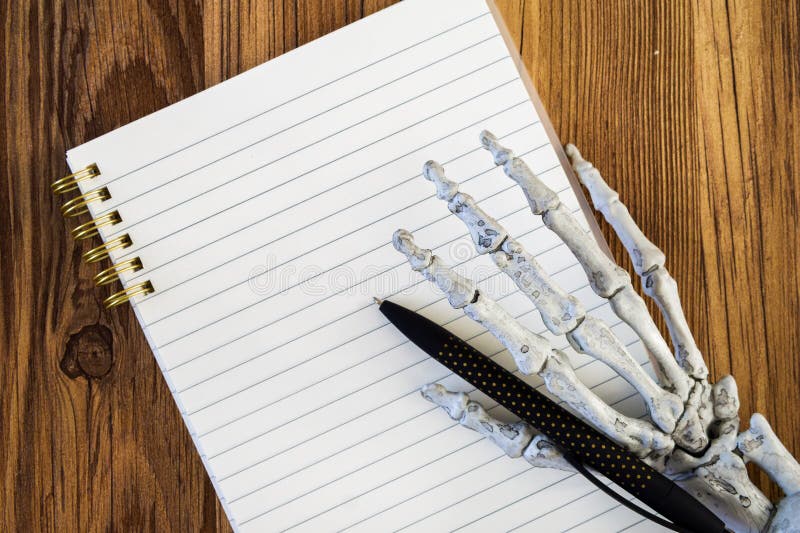 Skeleton Holding Blank Paper Stock Photos - Free & Royalty-Free Stock ...