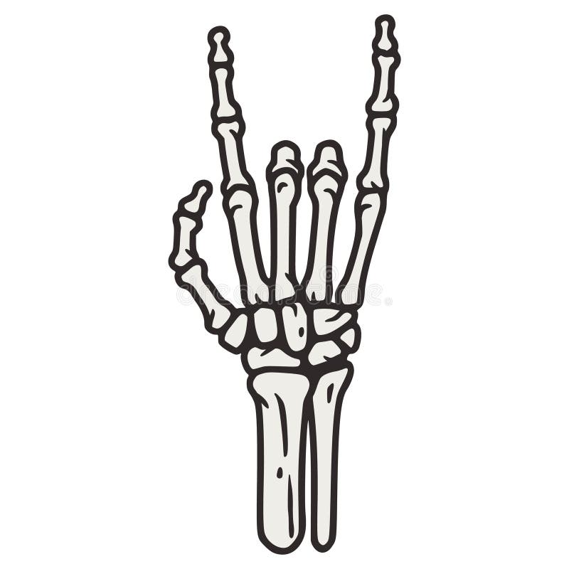 Skeleton Hand Rock Stock Illustrations – 857 Skeleton Hand Rock Stock ...
