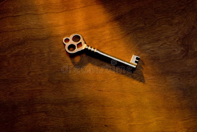 Skeleton key stock photo. Image of aged, lock, house, bronze - 7770202