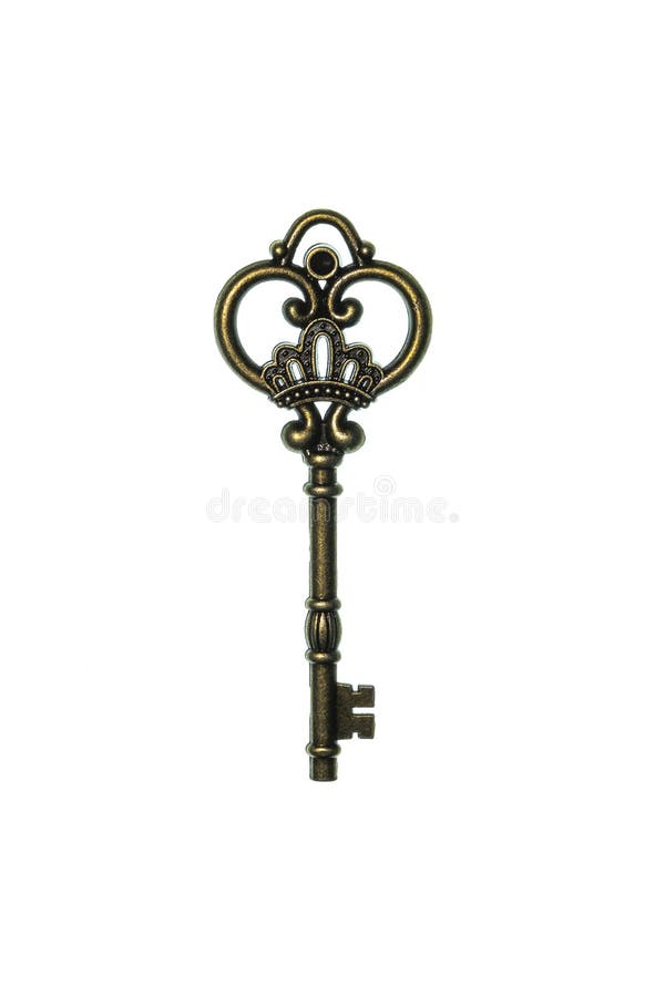 A Skeleton key stock photo. Image of metal, door, white - 188551710