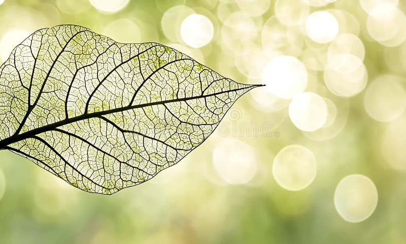 Skeleton Leaf, Nature, Bokeh, Forest, Spring, Background, Design ...