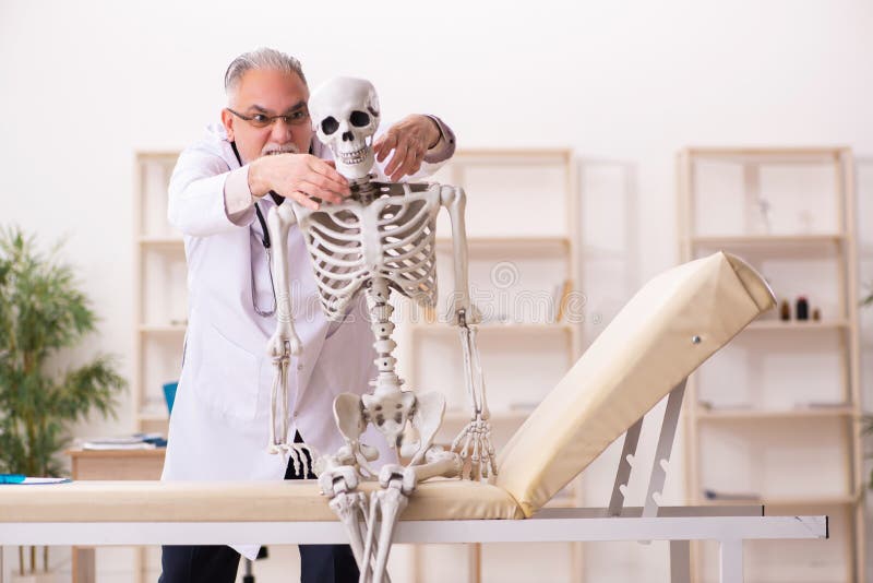 Dead Patient Visiting Old Male Doctor Stock Photo - Image of dead ...