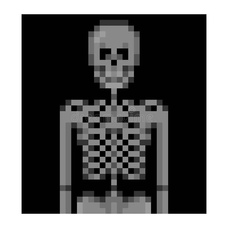 Pixel Skeleton Stock Illustrations – 537 Pixel Skeleton Stock ...