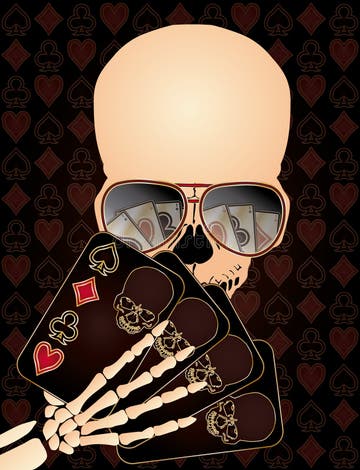 Skeleton Playing Poker Stock Illustrations – 85 Skeleton Playing Poker ...