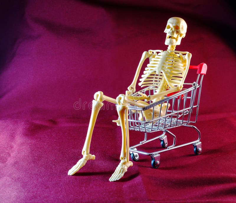 Skeleton Sitting Trolley Stock Photos - Free & Royalty-Free Stock ...